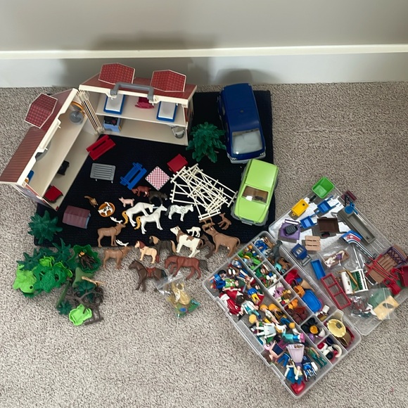 play mobile | Toys | Large Play Mobile Lot | Poshmark